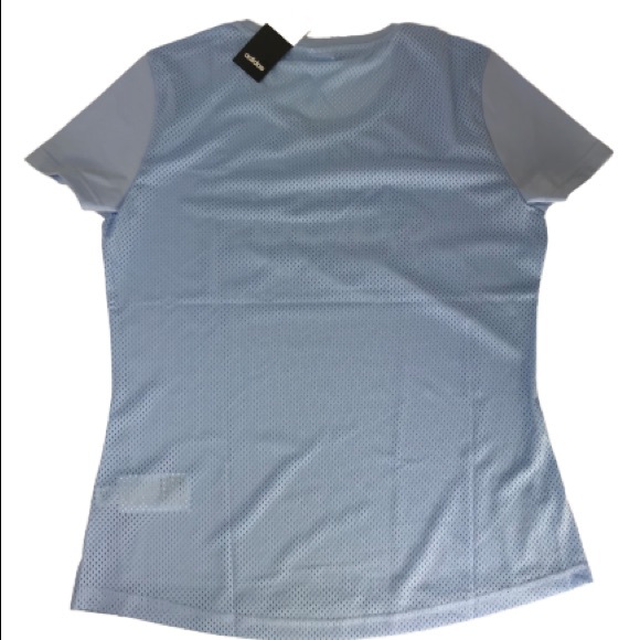 adidas | Tops | Adidas Logo Athletic Tee Short Sleeve Mesh Back | Poshmark